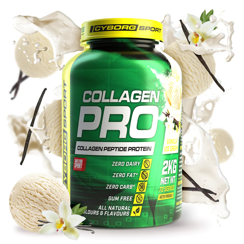 Cyborg Sport Collagen Pro 1KG Vanilla Ice Cream | Thrive Health & Nutrition